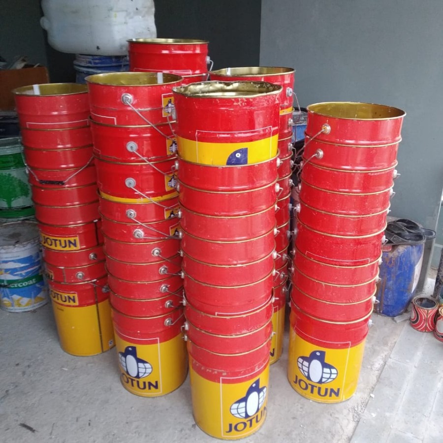 Jual Ember Kaleng Bekas Cat 20 Liter Komplit Sudah DiBersihkan | Shopee ...