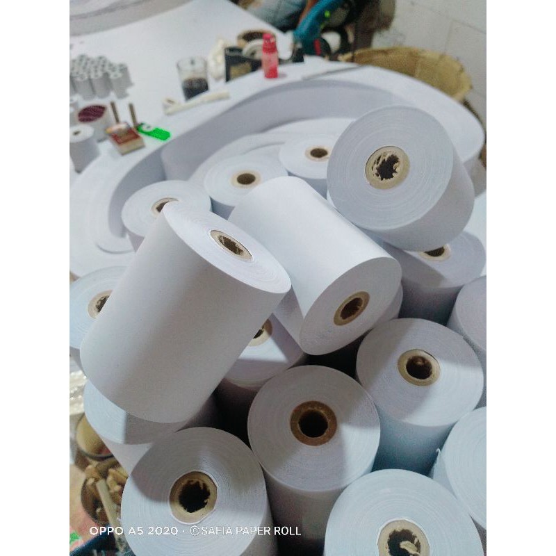 Jual kertas setruk HVS 1 PLY 75x60 printer kasir DOT MATRIX | Shopee ...