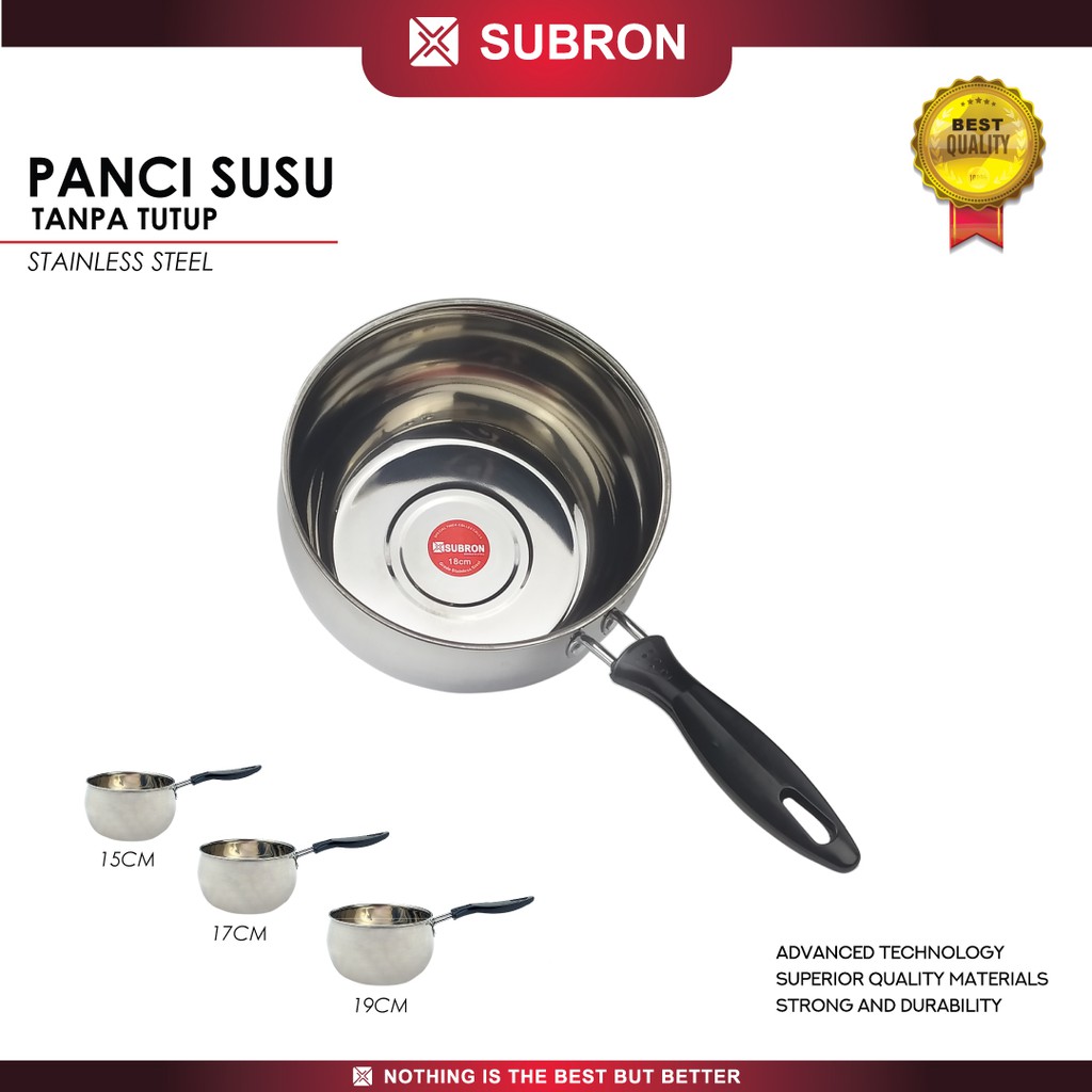 Jual SUBRON Panci Susu Milk Pot Tanpa Tutup Panci Lucu Stainless Steel ...