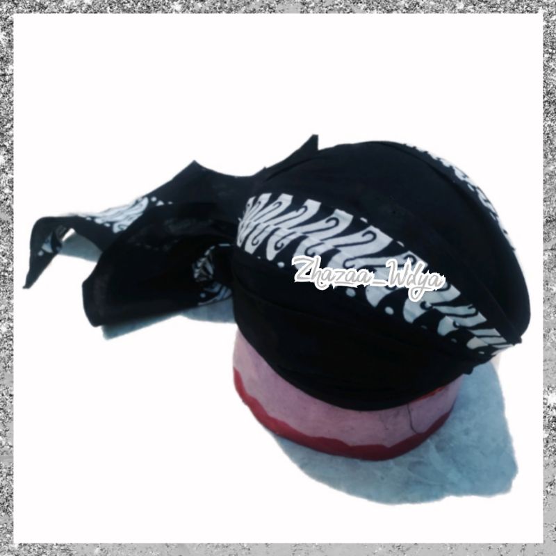 Jual Blangkon Jogja Lipat Sliwir Banyuwangi Hitam Dewasa | Pakaian Adat ...