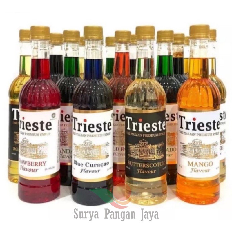 Jual Trieste italian syrup variant rasa premium 650ml | Shopee Indonesia