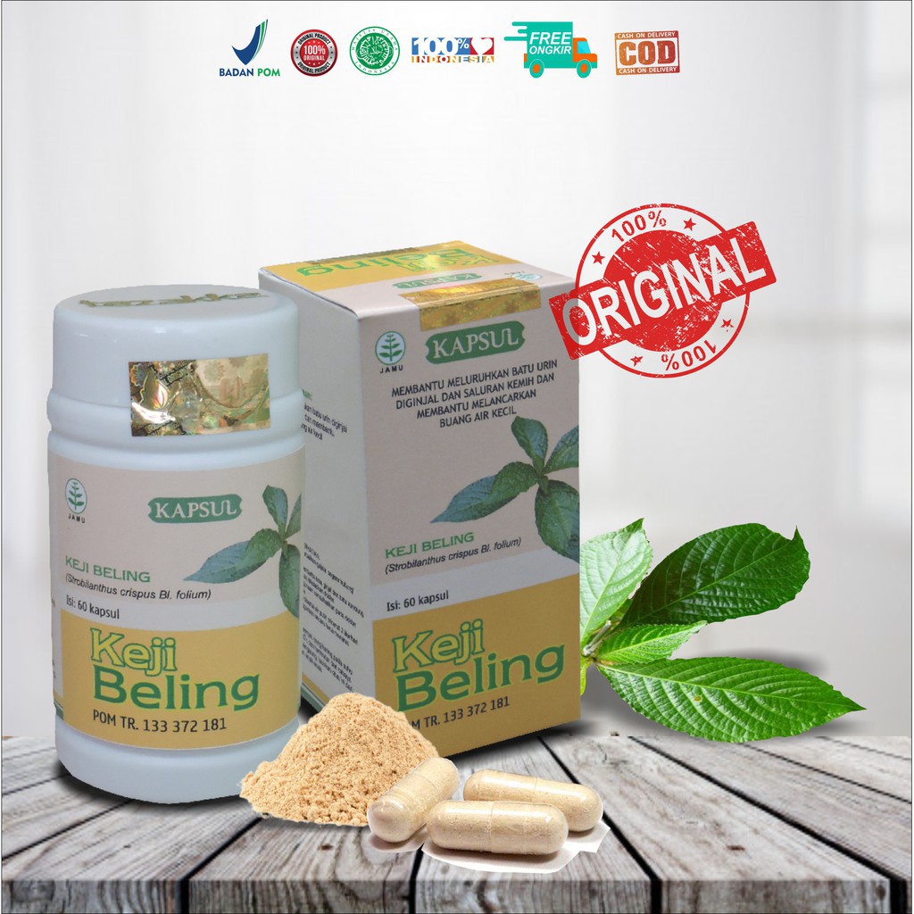 Jual Obat batu gunjal kapsul keji beling original tazakka mengobati ...