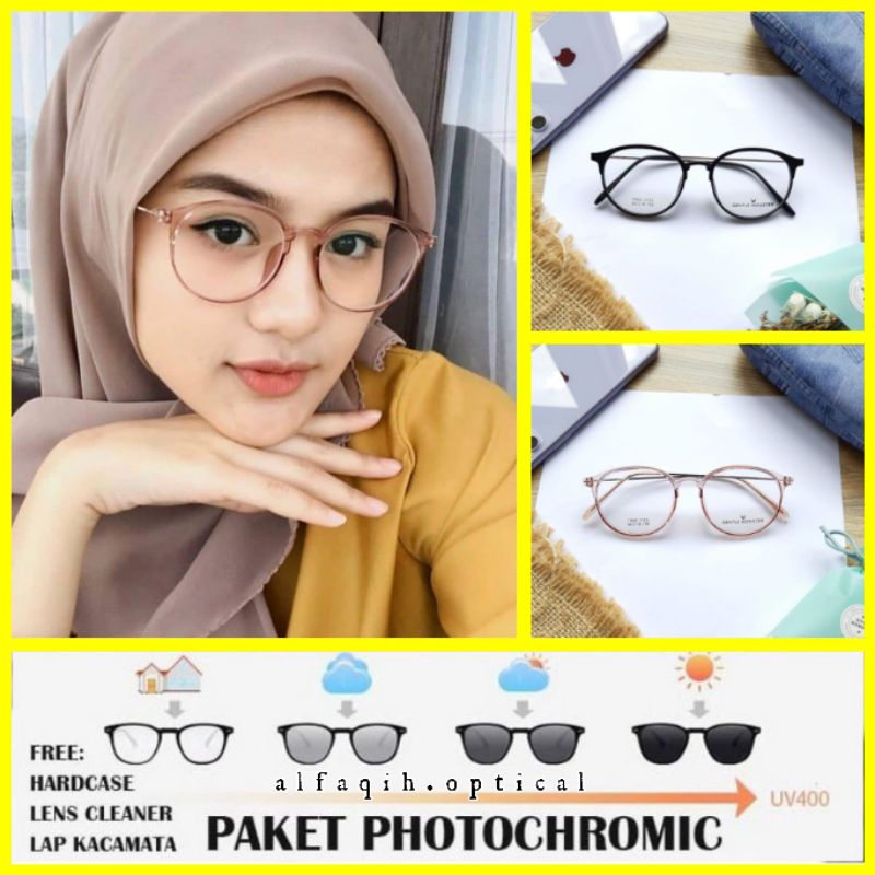 Jual Paket Kacamata Plus Progresif Photocromic 2125 / Kacamata Baca dan ...