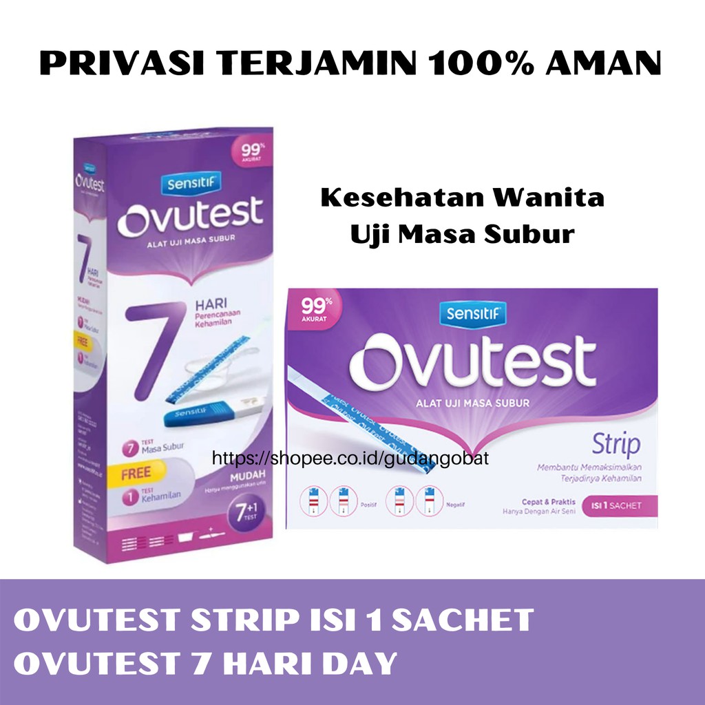 Jual Ovutest Strip, Ovutest 7 Day Pack - Alat tes Masa Subur | Shopee ...