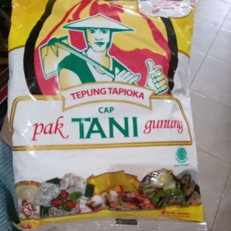 Jual Tapioka Sagu Cap Pak Tani Gunung 500 gram | Shopee Indonesia