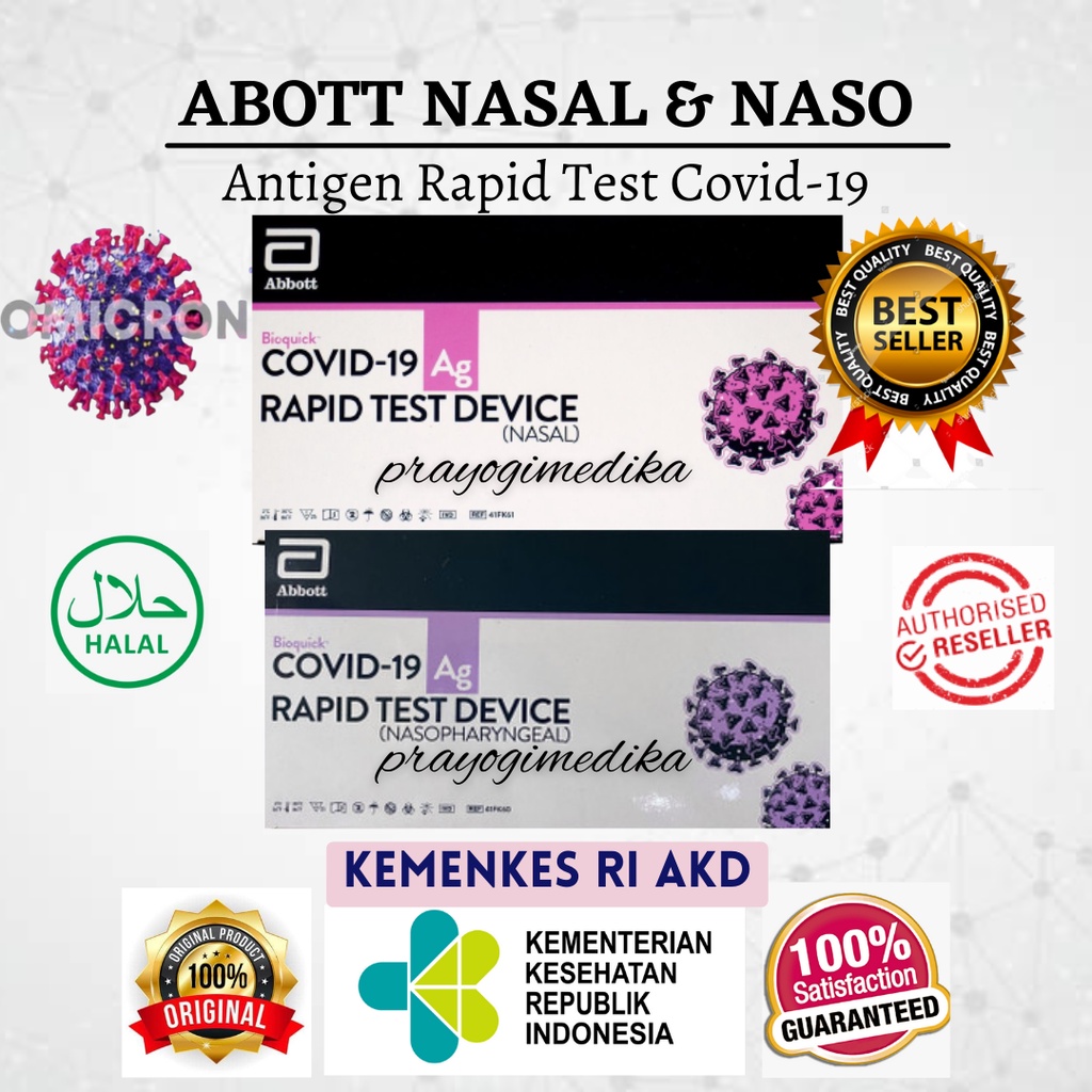 Jual ABBOTT Bioquick NASO NASAL Antigen (SWAB) | Shopee Indonesia