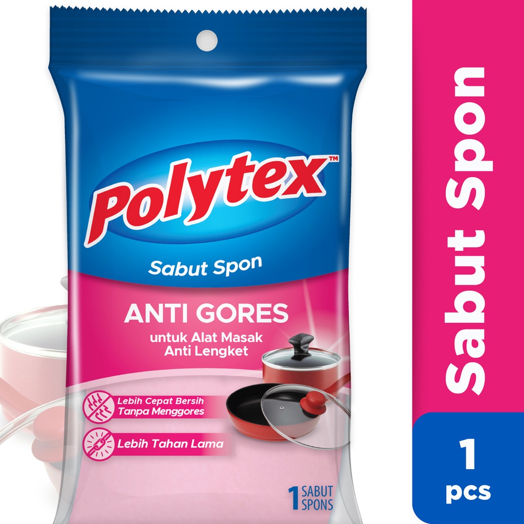 Jual Polytex Sabut Spon Anti Gores untuk Alat Masak Anti Lengket ...