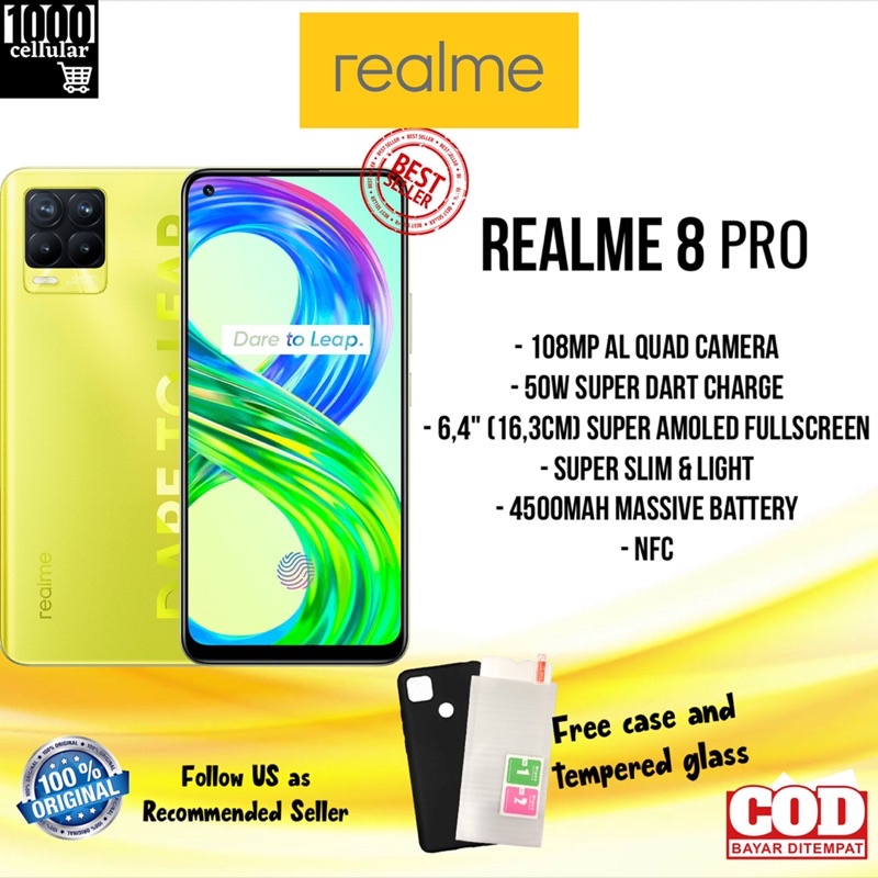 Jual Realme 8 Pro 8GB/128GB Garansi Resmi | Shopee Indonesia