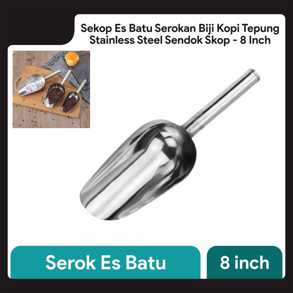 Jual Sekop Es Batu Sendok Serok Es Skop Serokan Biji Kopi Tepung ...