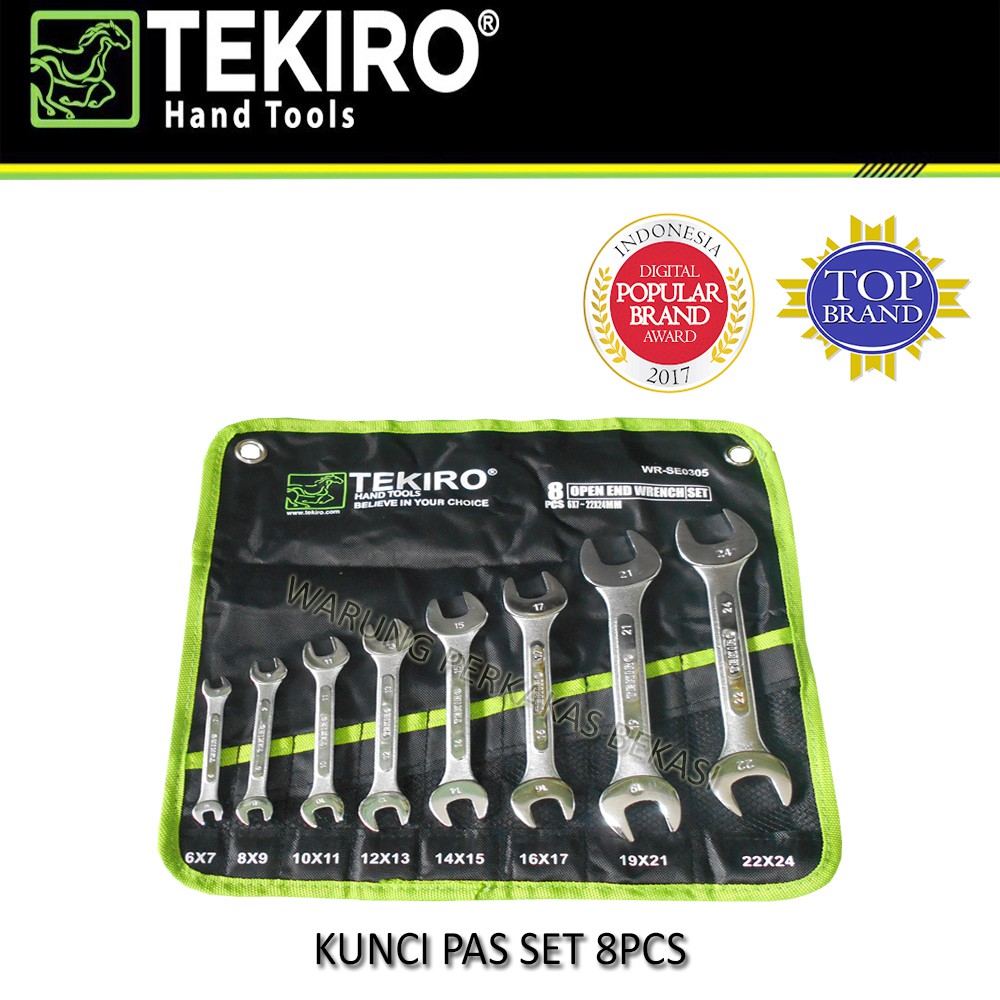 Jual Tekiro Kunci Pas Set 8pcs 8 Pcs 6x7mm - 22x24mm | Shopee Indonesia
