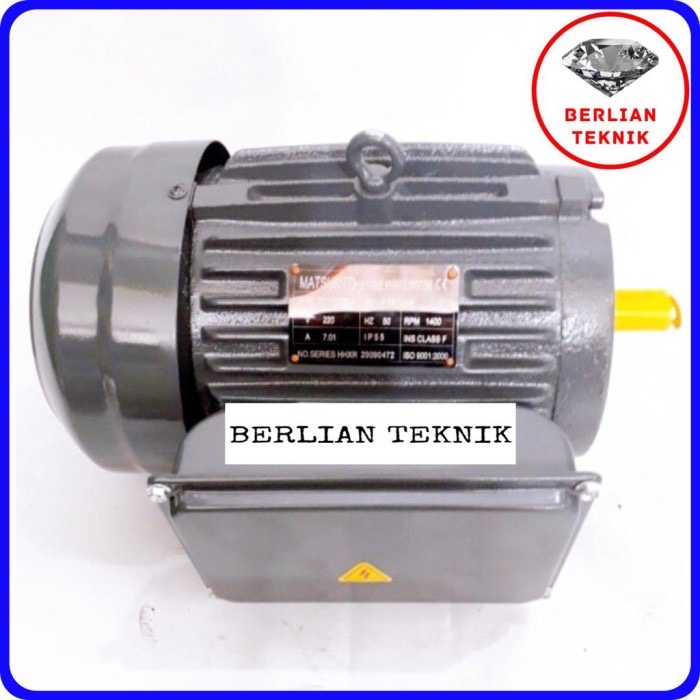 Jual Electromotor Dinamo Listrik Matsumoto 2 HP 1 Phase Cepat | Shopee Indonesia