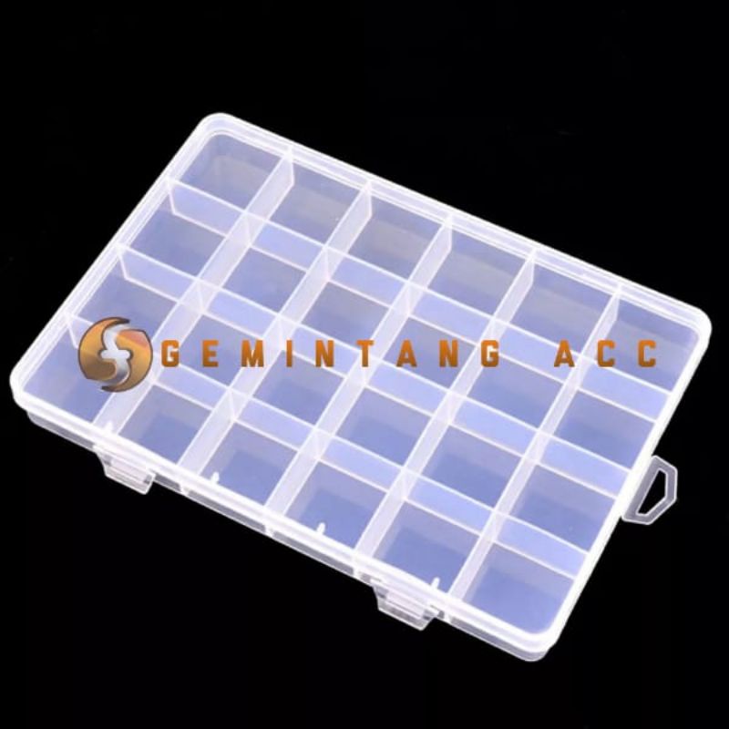 Jual Kotak Sekat Plastik Storage Box Penyimpanan Manik Manik | Shopee ...