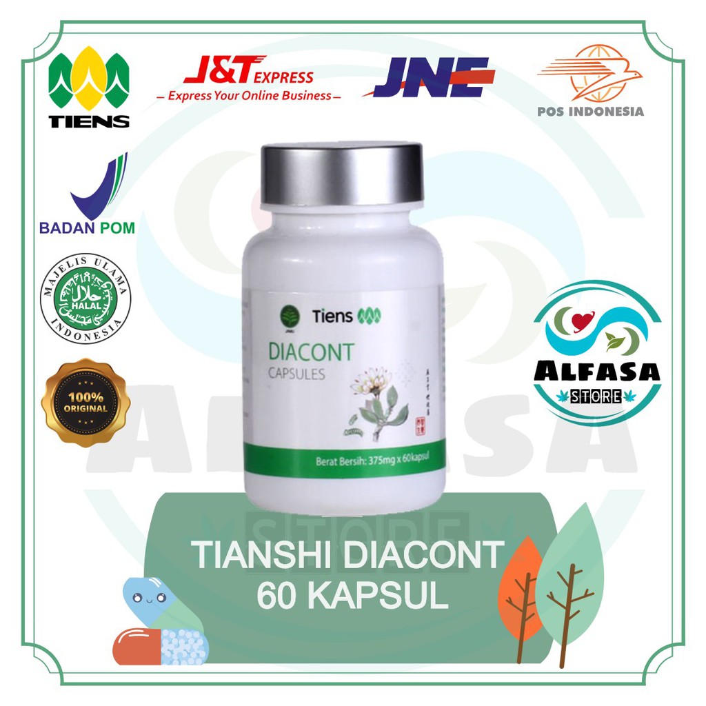 Jual Obat Diabetes Penurun Gula Darah Tianshi Diacont Diabetes Control ...