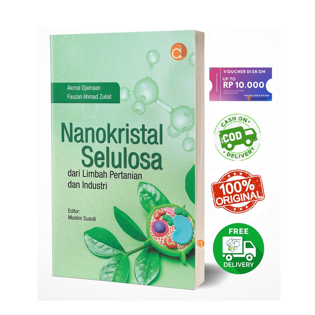 Jual Buku Nanokristal Selulosa Dari Limbah Pertanian Dan Industri - DP06572A BUKU ORIGINAL ...