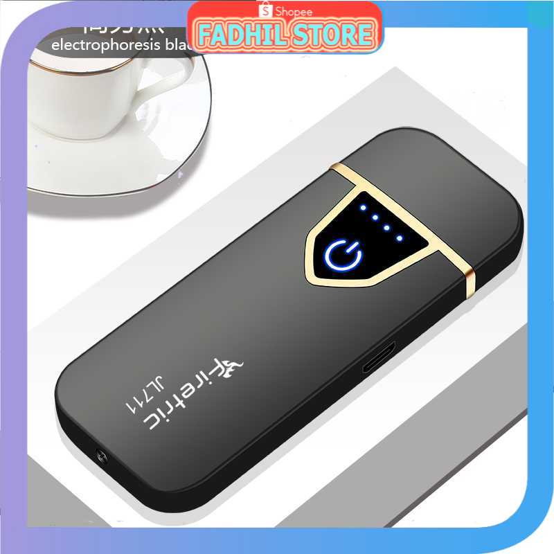 Jual Firetric Korek Api Elektrik Fingerprint Touch Sensor - JL711 ...