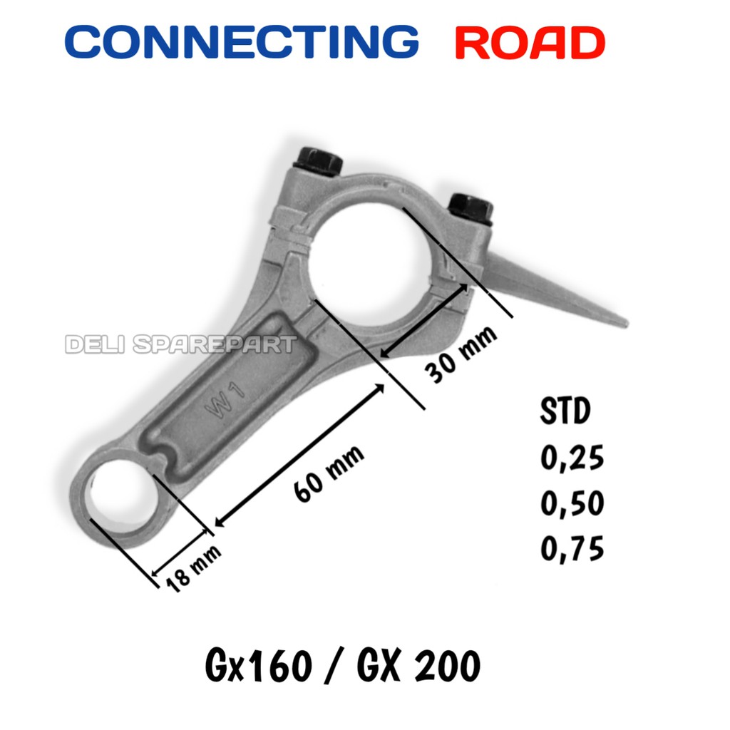 Jual Conrod Stang Seher Sokar Mesin Honda Gx160 Gx200 Genset 3000watt | Shopee Indonesia