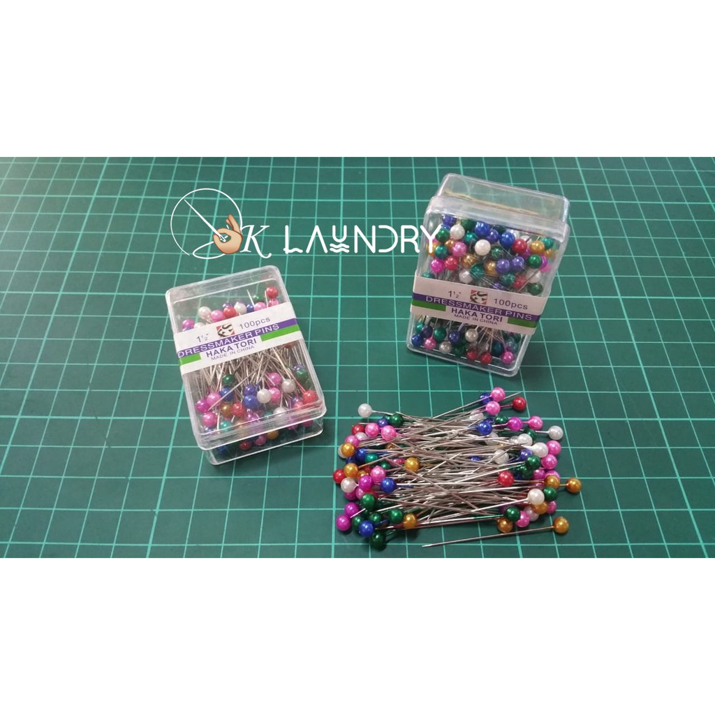 Jual Pin Jarum Pentul Hakatori Dressmaker Pins 100 pcs | Shopee Indonesia