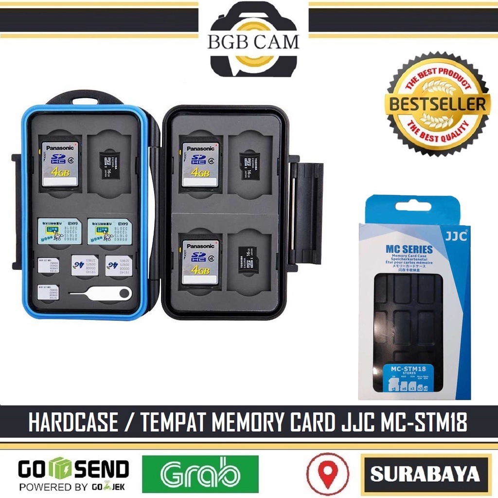 Jual Hardcase / Tempat case Memory Card + Sim Card JJC MC-STM18 Premium ...