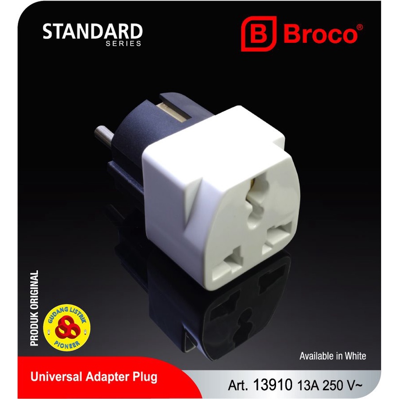 Jual Broco Over Steker Universal 13910 Multi Plug 3P | Shopee Indonesia
