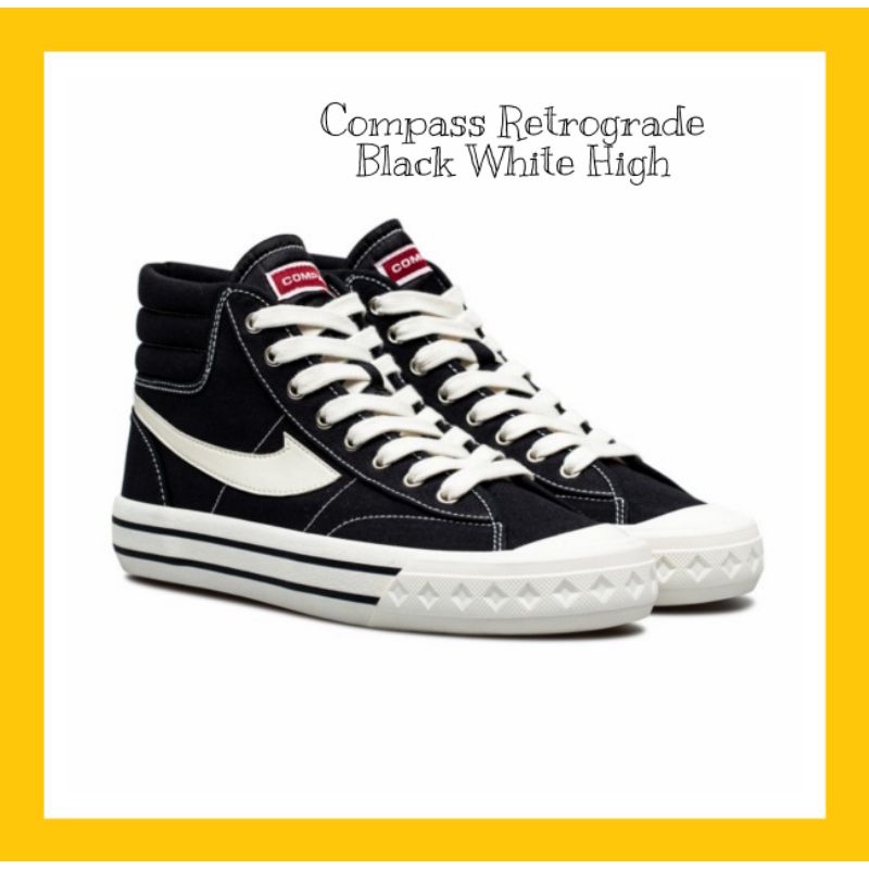 Jual Compass Retrograde Black White Hi | Shopee Indonesia