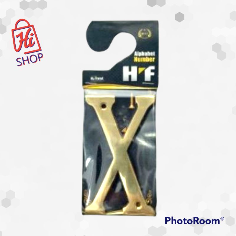 Jual Huruf Kuningan Untuk Nomor Rumah Huruf X (bisa COD) | Shopee Indonesia