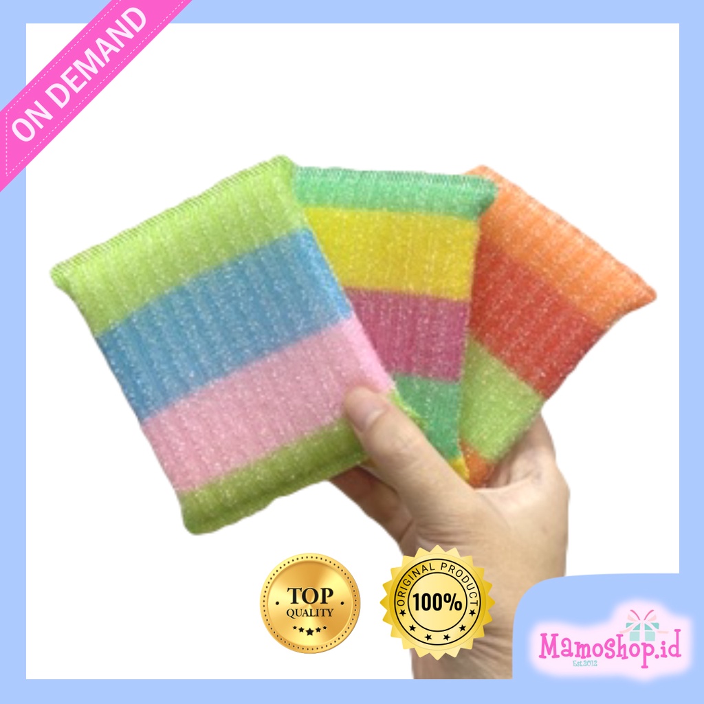 Jual tapas/spon/ scouring pad / spons cuci piring murmer promo harga ...