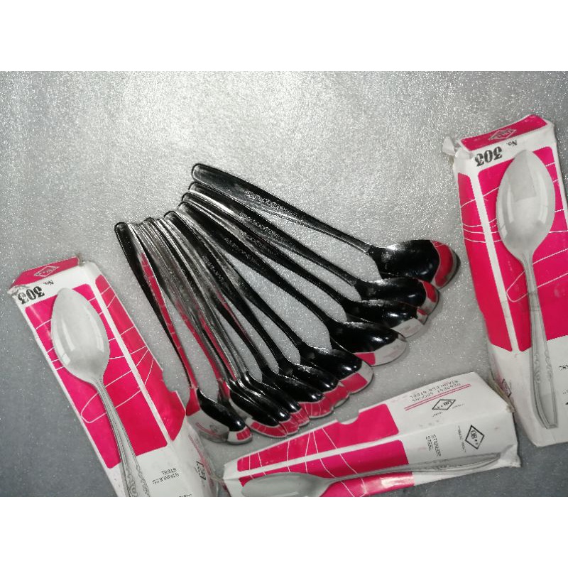 Jual sendok makan bagus merk OB original ready | Shopee Indonesia