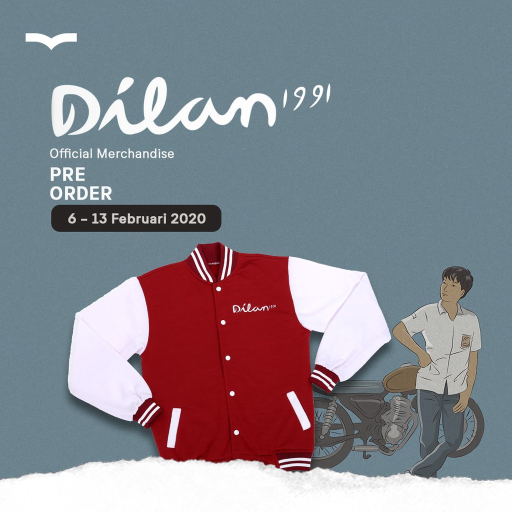 Jual Jaket Official Dilan 1991 - Milea | Shopee Indonesia