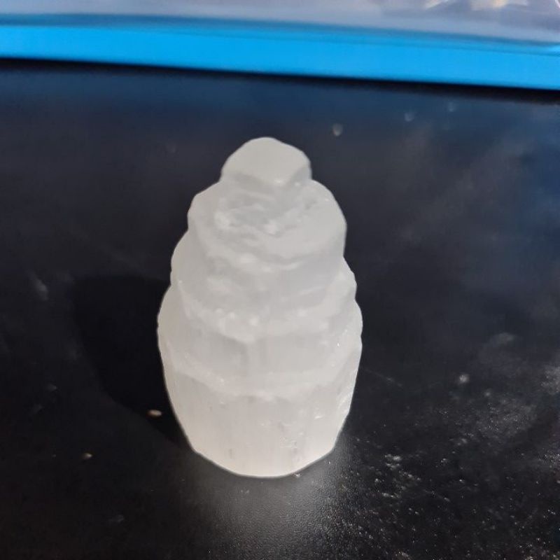 Jual SELENITE MINI TOWER 6CM ASLI MAROKO BATU ALAM ASLI | Shopee Indonesia
