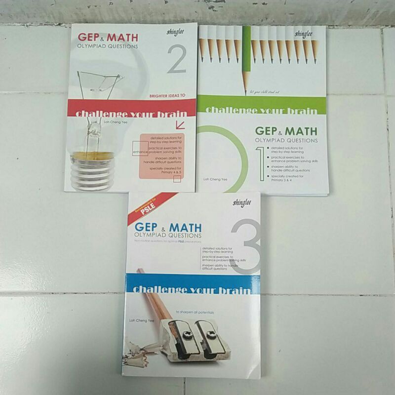 Jual GEP&MATH(OLYMPIAD,QUESTIONS)1,2,3 | Shopee Indonesia