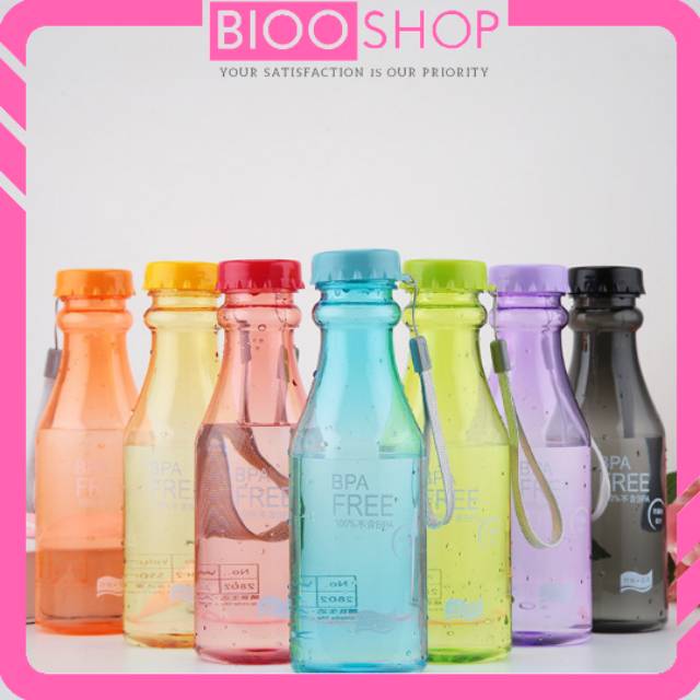 Jual Botol Air Minum Portable Kapasitas 550ml BPA Free Untuk Camping ...