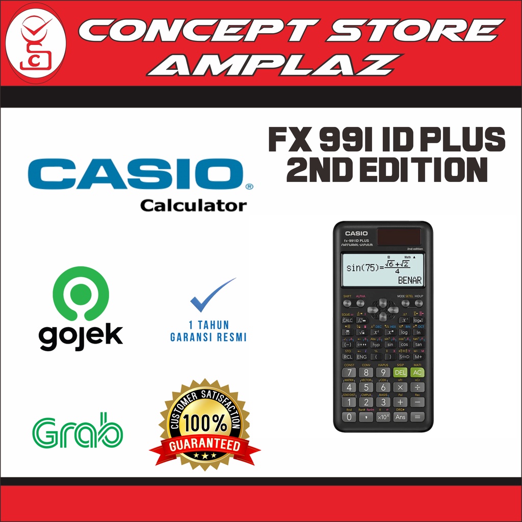 Jual CASIO FX-991 ID Plus 2nd Edition . Fx 991 ID Plus 2nd Edition ...