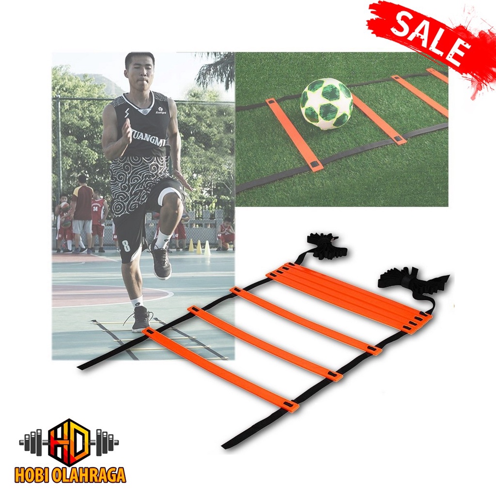 Jual Alat Latihan Ketangkasan Sepak Bola/Futsal Ladder Drill | Shopee ...