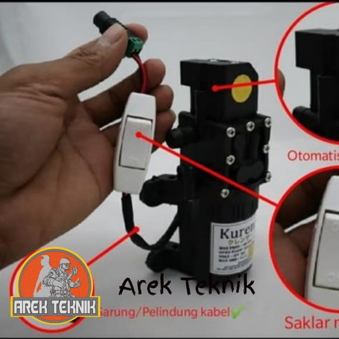 Jual MESIN POMPA AIR WATER MPA83 OTOMATIS160PSI DC PUMP 100W ALAT STEAM ...