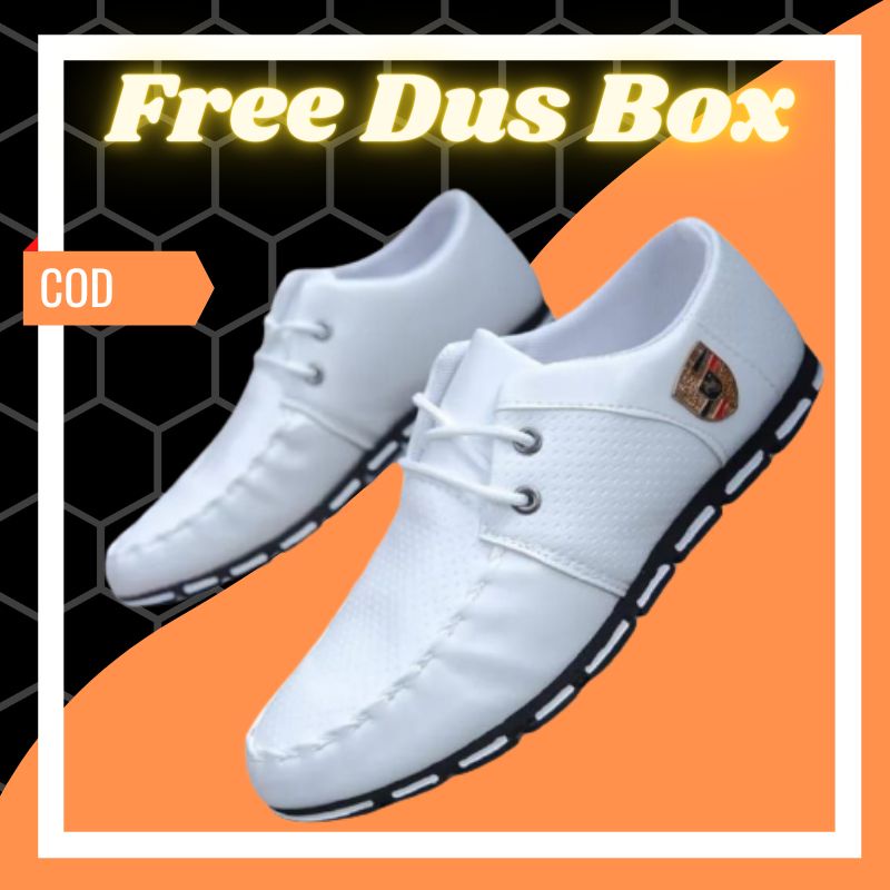 Jual [DISKON] Sepatu Sneakers Formal Premium Jovix Putih - Original ...