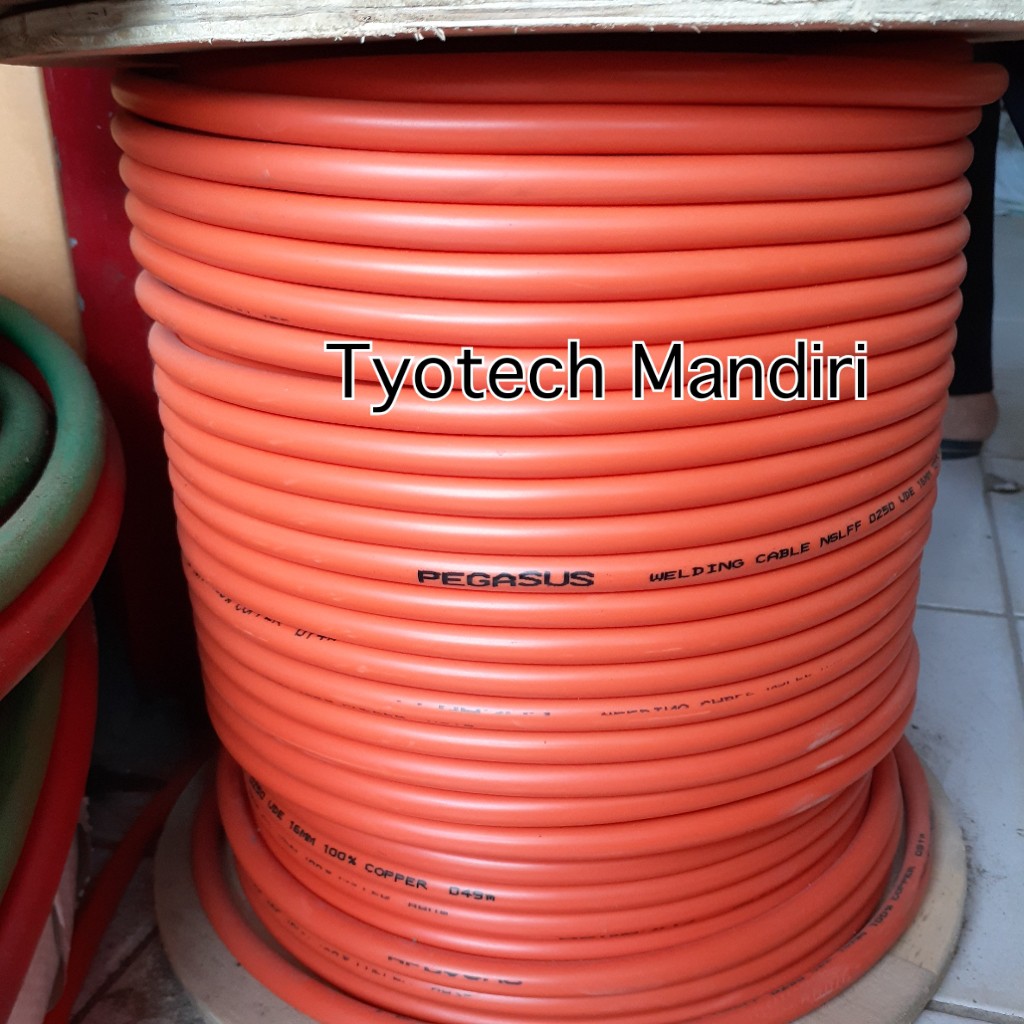 Jual Kabel Las 25 mm Full Tembaga/Welding Cable 25 mm Pegasus - 1 METER ...