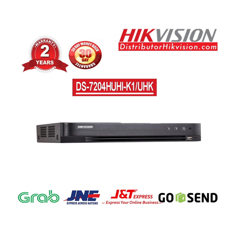 Jual HIKVISION DVR XVR 4CH 4 Channel DS-7204HUHI-K1 E HD CCTV Kamera 5MP | Shopee Indonesia