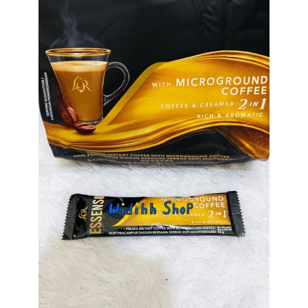 Jual LOR Essenso Coffee With Microground Coffee 3 in 1 100% Arabica ...