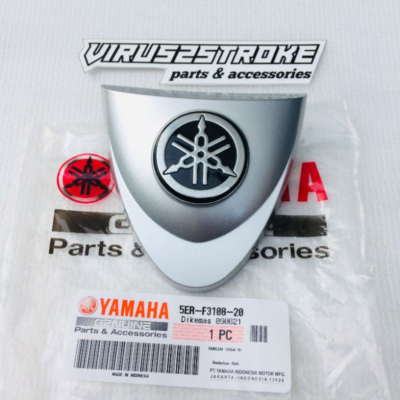 Jual Emblem Logo Silver Panel Depan Dasi Yamaha Vega R F1ZR FIZR F1Z ...