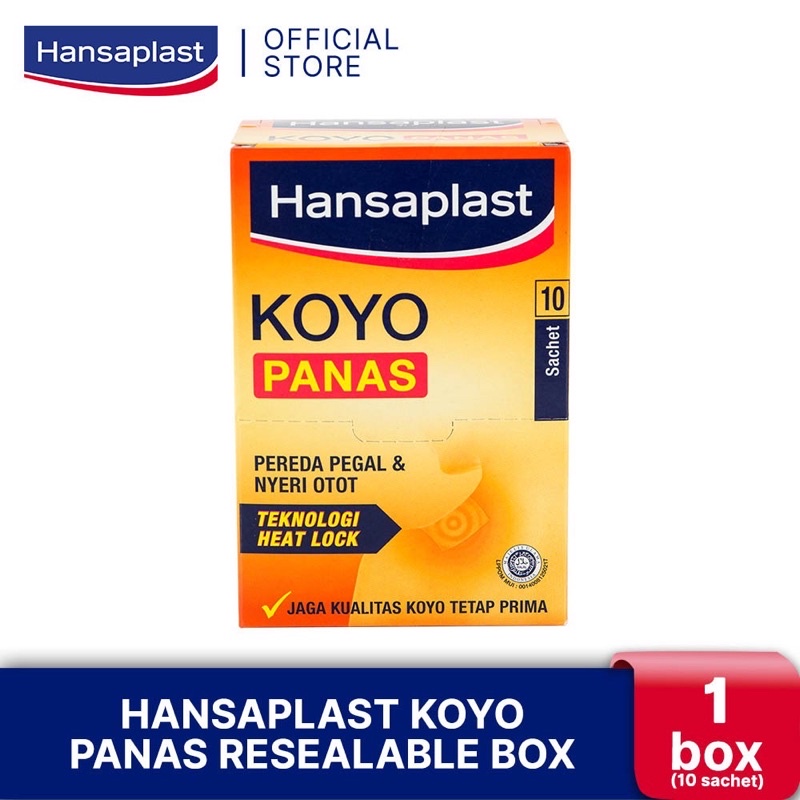 Jual HANSAPLAST Koyo Panas 10'S (isi 10 sachet) | Shopee Indonesia
