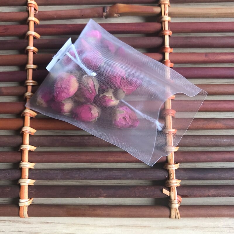 Jual New PLA Biodegraded material Corn Fiber Mesh Tea Bag Filters ...