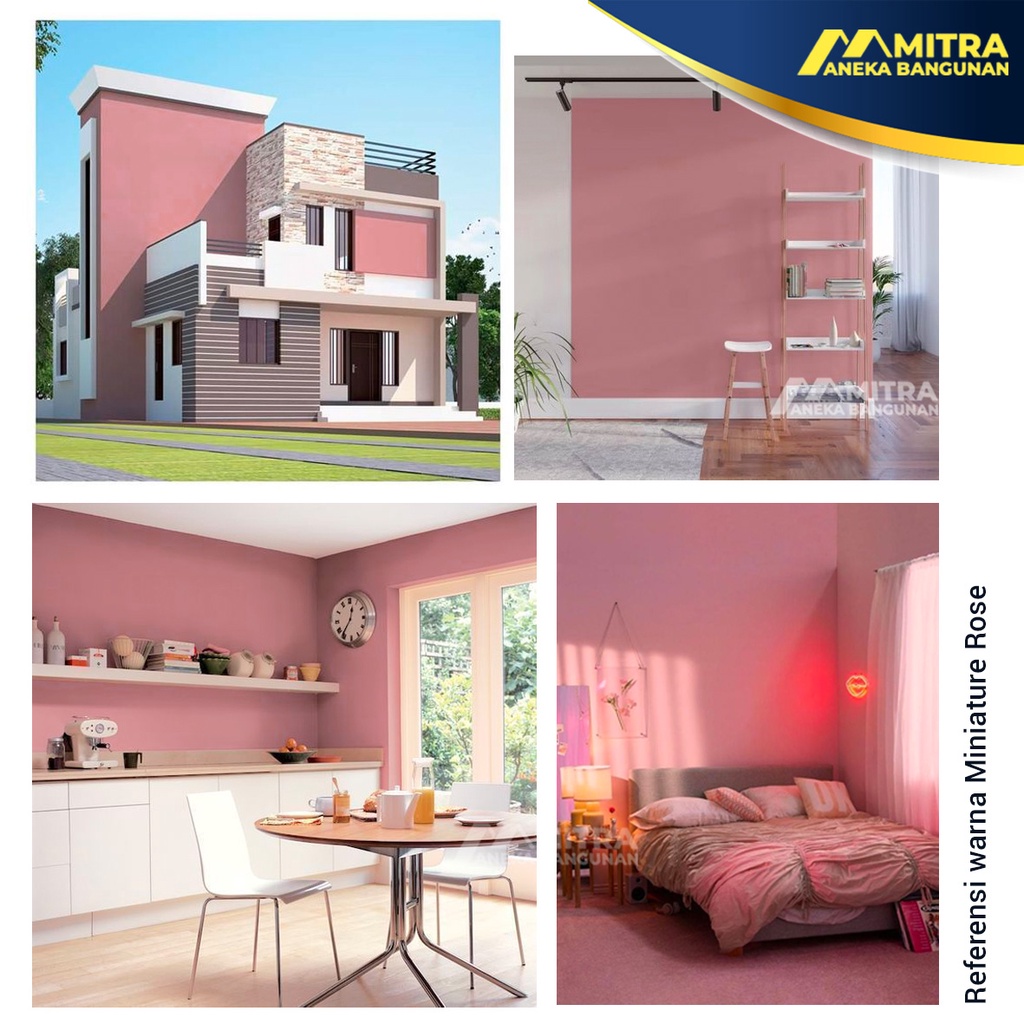 Jual CAT TEMBOK INTERIOR EKSTERIOR NIPPON PAINT MINIATURE ROSE NP R ...
