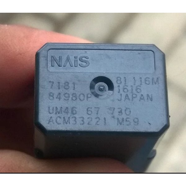 Jual Relay Nais kaki4 12V ACM33221 M59 Honda Nissan Mitsubishi Asli Gress | Shopee Indonesia