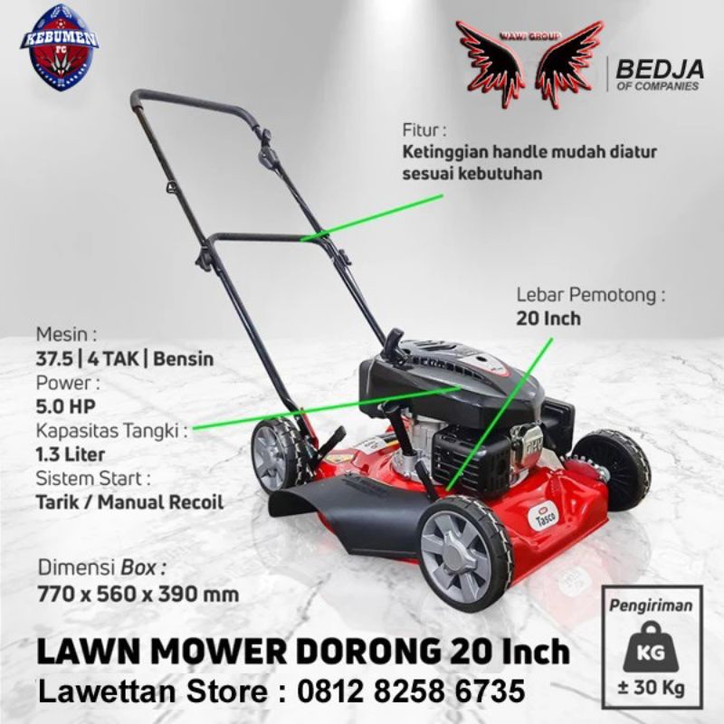 Jual mesin potong rumput dorong | Shopee Indonesia