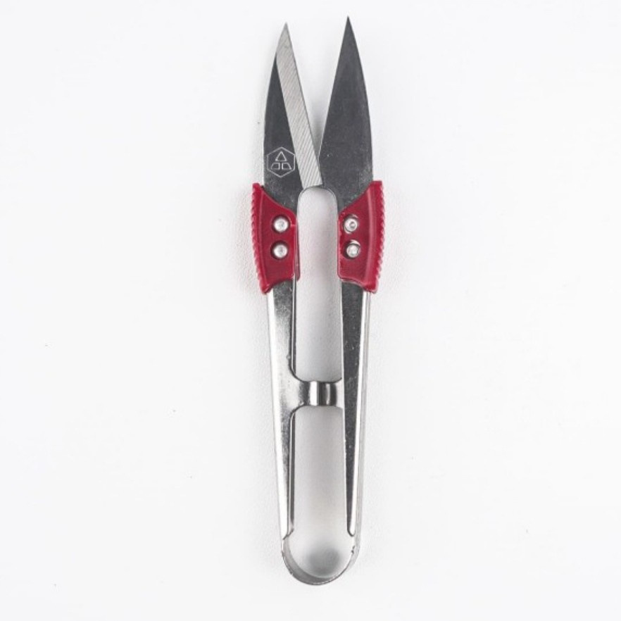 Jual Gunting PIN 1433A Gunting Potong Benang / Cekris Stainless Merah ...