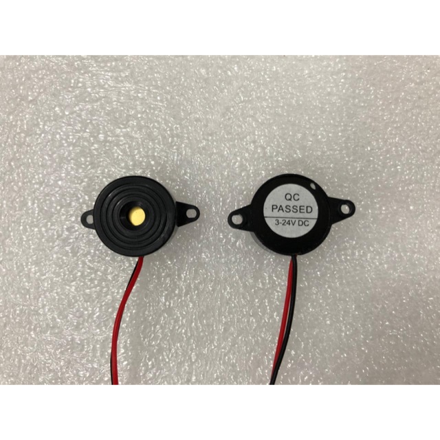 Jual Buzzer Warna Hitam Pakai Kabel Bunyi Continue 3-24 VDC | Shopee ...