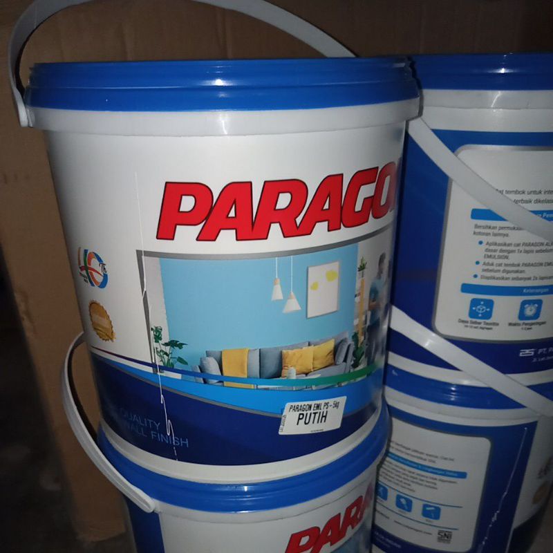 Jual cat Paragon 5 kg putih dan 364A | Shopee Indonesia