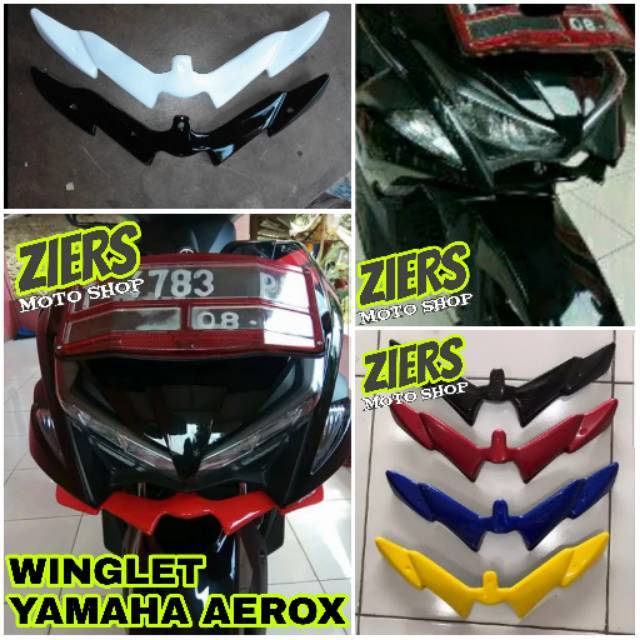 Jual Winglet yamaha aerox model shark | Shopee Indonesia