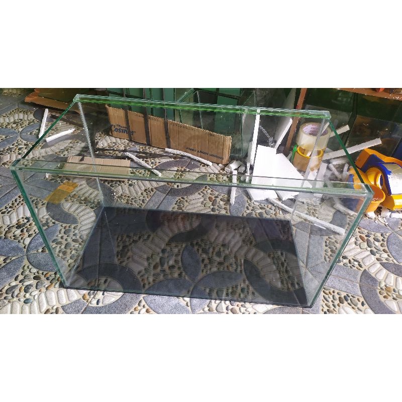 Jual aquarium 60x30x30 akuarium polos aquarium polos aquarium channa ...