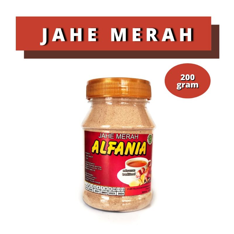 Jual Jahe Merah bubuk ALFANIA / jahe merah instan bubuk | Shopee Indonesia